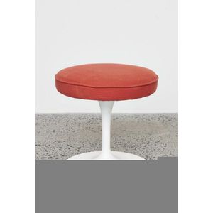 Orange Wool Tulip Stool by Eero Saarinen - Scandinavian - Named ...