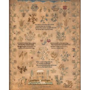 A Victorian linen cross-stitch needlework sampler, English,… - Samplers ...
