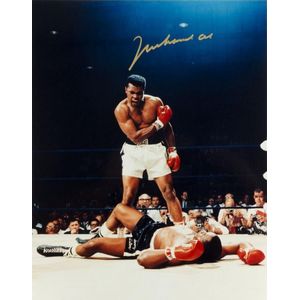 Signed Muhammad Ali Photograph Standing Over Sonny Liston - Sporting ...