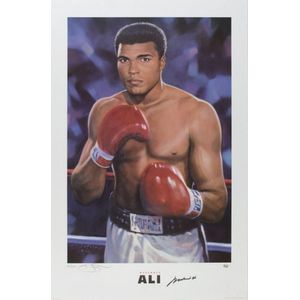 Signed Muhammad Ali Print - Sporting - Boxing - Memorabilia