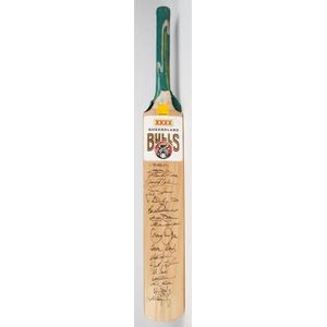 Signed 1994-95 QLD Sheffield Shield Cricket Bat - Sporting - Cricket ...