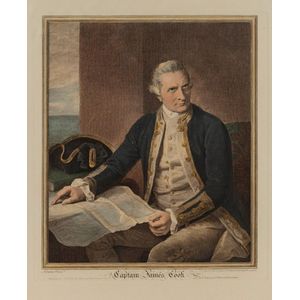 Captain James Cook Engraving 1784 Portrait by Sherwin Framed - Prints ...