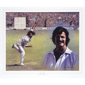 Cricket Legends and Grounds Print Set - Sporting - Cricket - Memorabilia
