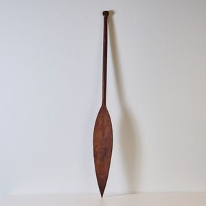 Aotearoa Waka Hoe: Carved Hardwood Paddle with Cultural Significance ...