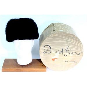 Vintage Moray Fur Hat with David Jones Box - Headwear - Costume ...