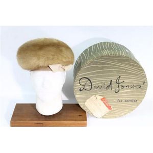 Otto Lucas London Fur Hat with David Jones Box - Headwear - Costume ...