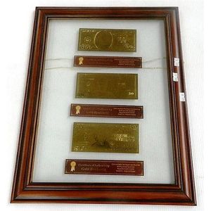 Rare 24ct Gold USA Bank Notes Collection - Notes & Scrip - Numismatics ...