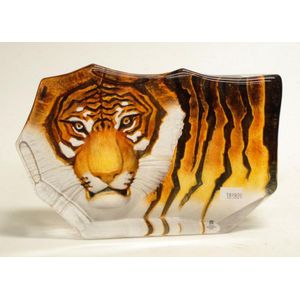 Orange Tiger Glass Paperweight by Matt Jonasson - Paperweights & dumps ...