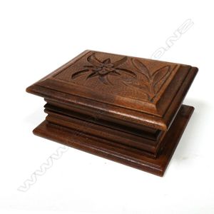 Swiss Floral Stamp Box from John Murr Collection - Boxes - Writing ...