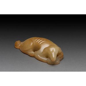 Carved Chinese jade dog - price guide and values