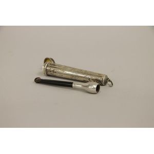 Engraved Sterling Silver Cheroot Holder with Bakelite Mount - Smoking ...