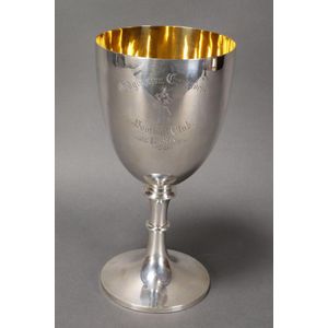Victorian Sterling Silver Goblet with Football Club Inscription - Mugs ...