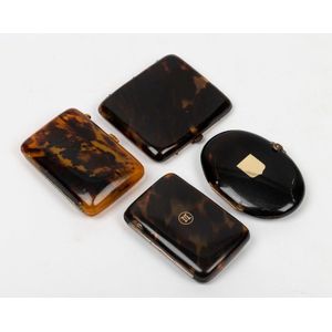 Antique Tortoise Shell Cigarette and Snuff Boxes, 19th Century - Snuff ...