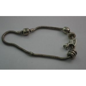 Silver Pandora Bracelet with Charms - Bracelets/Bangles - Jewellery