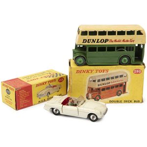 Vintage British Dinky Toys model buses - price guide and values
