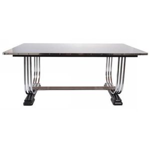 Art Deco Dining Table with Chrome Feet - Tables - Dining & Other Large ...