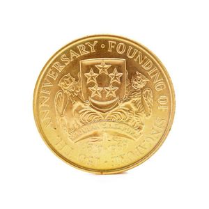 Singapore 1969 $150 Gold Coin - 150th Anniversary Commemorative - Coins ...