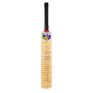 Signed Australian Cricket Bat with 21 Player Signatures - Sporting ...