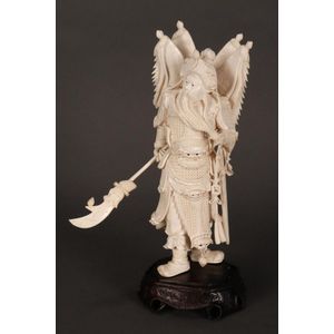 Carved Chinese ivory human figures - price guide and values