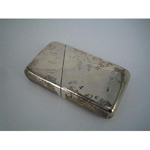 Victorian Silver Match Case by C.H. Cheshire, Birmingham 1890 - Smoking ...