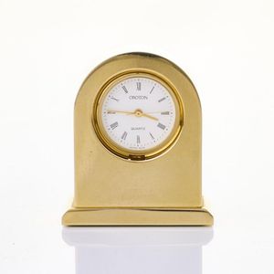 Oroton Mini Quartz Desk Clock with Gold-Tone Finish - Clocks - Zother ...