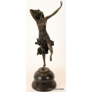 Barefoot Dancer Bronze Sculpture by Colinet - Figures/Groups ...