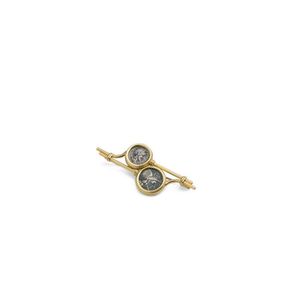 Roman Coin Brooch in 18ct Gold - Brooches - Jewellery