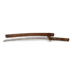 19th Century Japanese Sword with Signed Tang and Scabbard - Edged ...