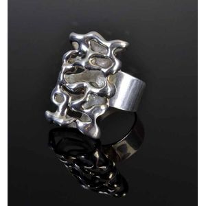 Geoffrey Allen Modern Sterling Silver Ring - Rings - Jewellery