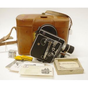 Paillard Bolex H 16mm Movie Camera with Leather Case & Accessories ...