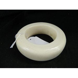 Elephantine Elegance: Ivory Bangle - Bracelets/Bangles - Jewellery