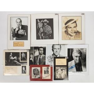 Vintage Actor Autographs Collection - Autographs - Memorabilia