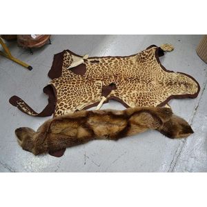 Vintage leopard, cheetah and jaguar skin rugs - price guide and values