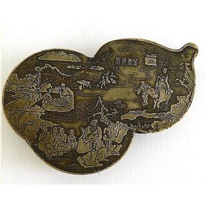 Chinese Metal Gourd Box - Zother - Oriental