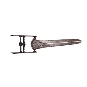 Serrated Katar with Tanjore Armory Hilt - Edged Weapons - Militaria ...