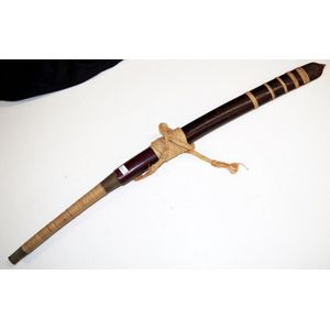 72cm Oriental Wood Sheathed Sword - Edged Weapons - Militaria & Weapons