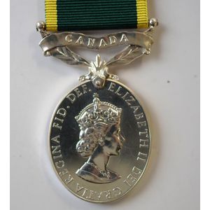 George VI Canada Efficiency Decoration Medal, Unnamed - Medals, Badges ...
