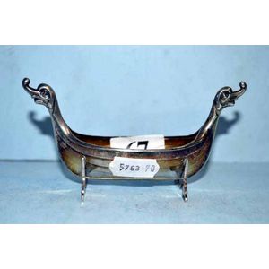 Viking Ship Salt Cellar in 830 Silver - Condiment & Cruet Sets - Silver