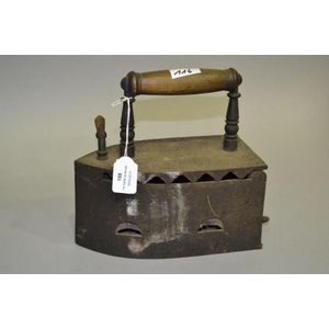 Vintage flat irons and coal irons - price guide and values