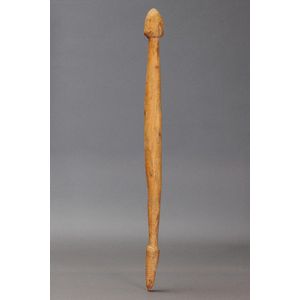 Engraved Hardwood Throwing Club from Lake Tyers, Victoria - Aboriginal ...