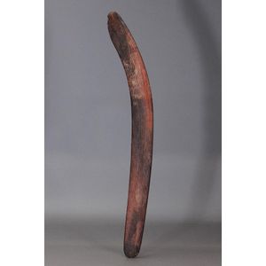 Fluted Hunting Boomerang from Central Australia - Aboriginal ...