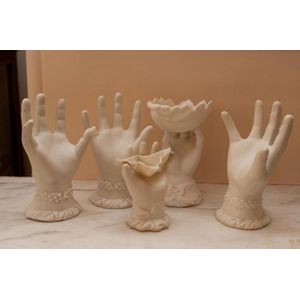 Unmarked 19th century parian ware vases, plaques and sundries - price ...