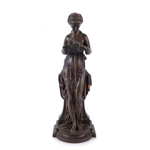 Neo-Classical Bronze Maiden by Paul Duboy - Figures/Groups - Sculpture ...