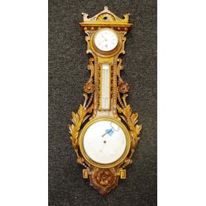 Antique weather station clocks - price guide and values