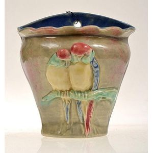 Signed John Castle Harris Budgie Wall Pocket - 18cm - Castle-Harris ...