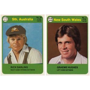 1978 Scanlens Cricket Cards Set - Cards - Cigarette & Trade - Printed ...