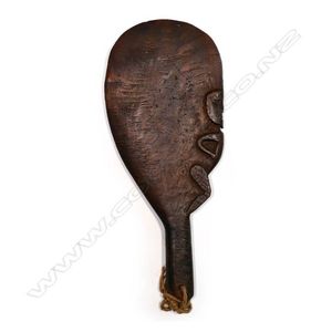 19th Century Maori Carved Wooden Patu - New Zealand Maori - Tribal