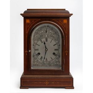 German mahogany veneer mantel clock, H.A.C, early 20th century - Clocks ...