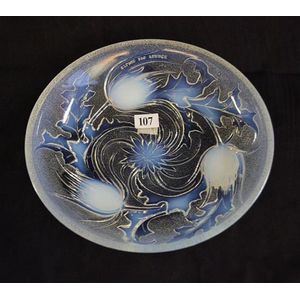 French Etling Art Deco glass - price guide and values