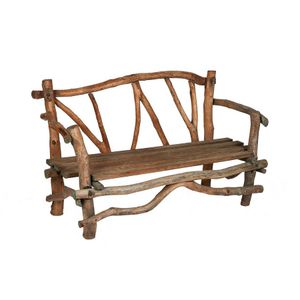 Fallen Branch Rustic Pine Bench from Ray Hughes Estate - Decorative ...